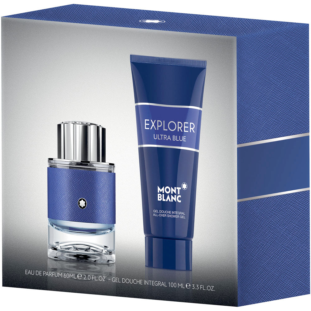 Mont Blanc Explorer Ultra Blue Gift Set 60ml EDP + 100ml Shower Gel ...